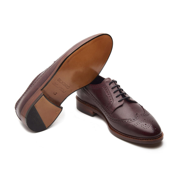 Raife, Longwing Blucher - Bordeaux Scotch Grain | Contemporary Classic