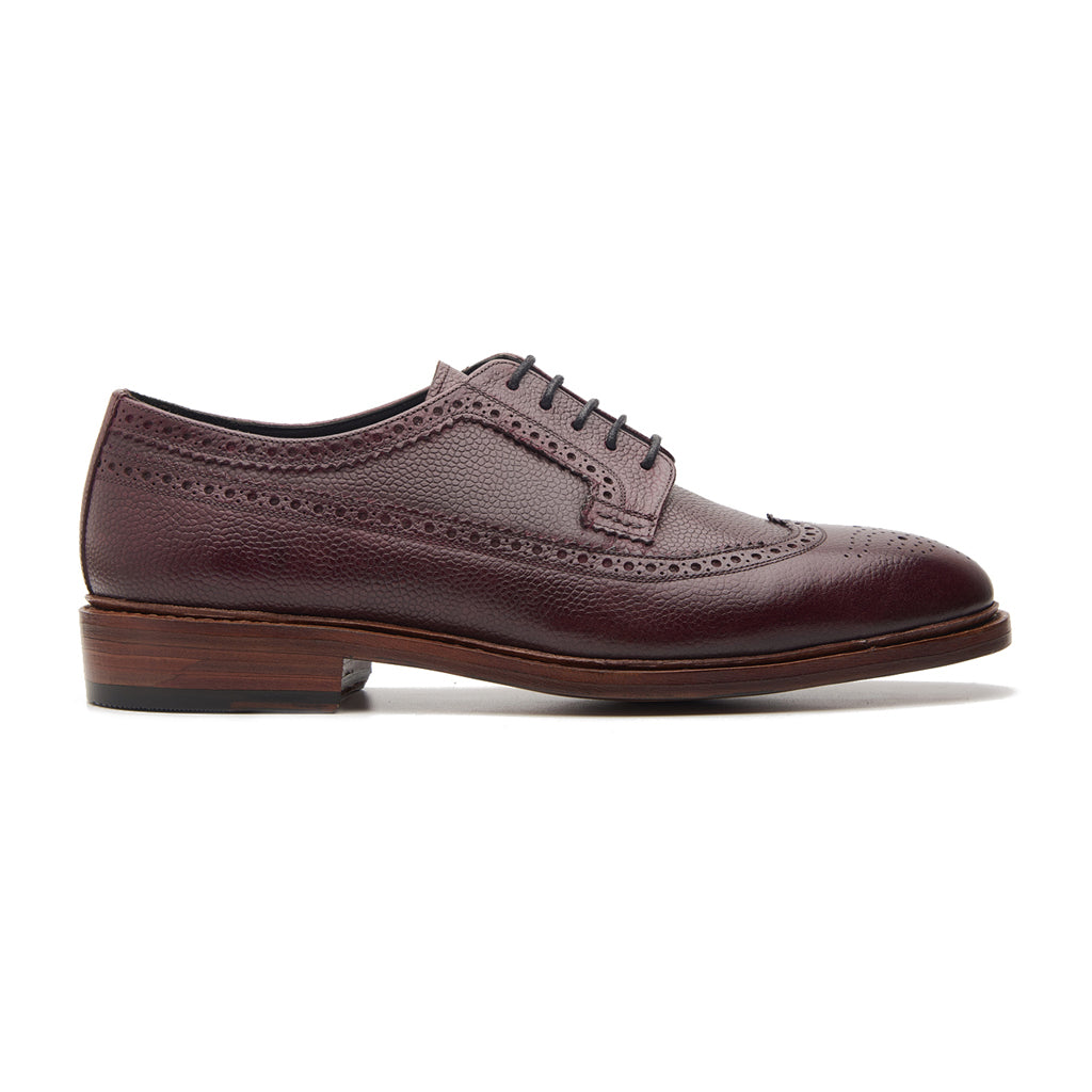 Raife, Longwing Blucher - Bordeaux Scotch Grain | Contemporary Classic